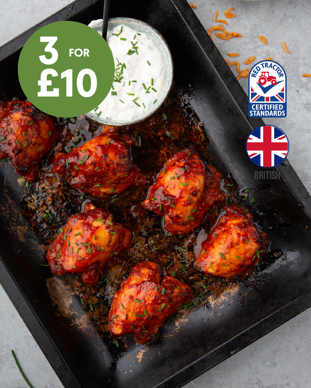 Buffalo Whole Chicken Thighs (600g) – Love Joes Factory Shop