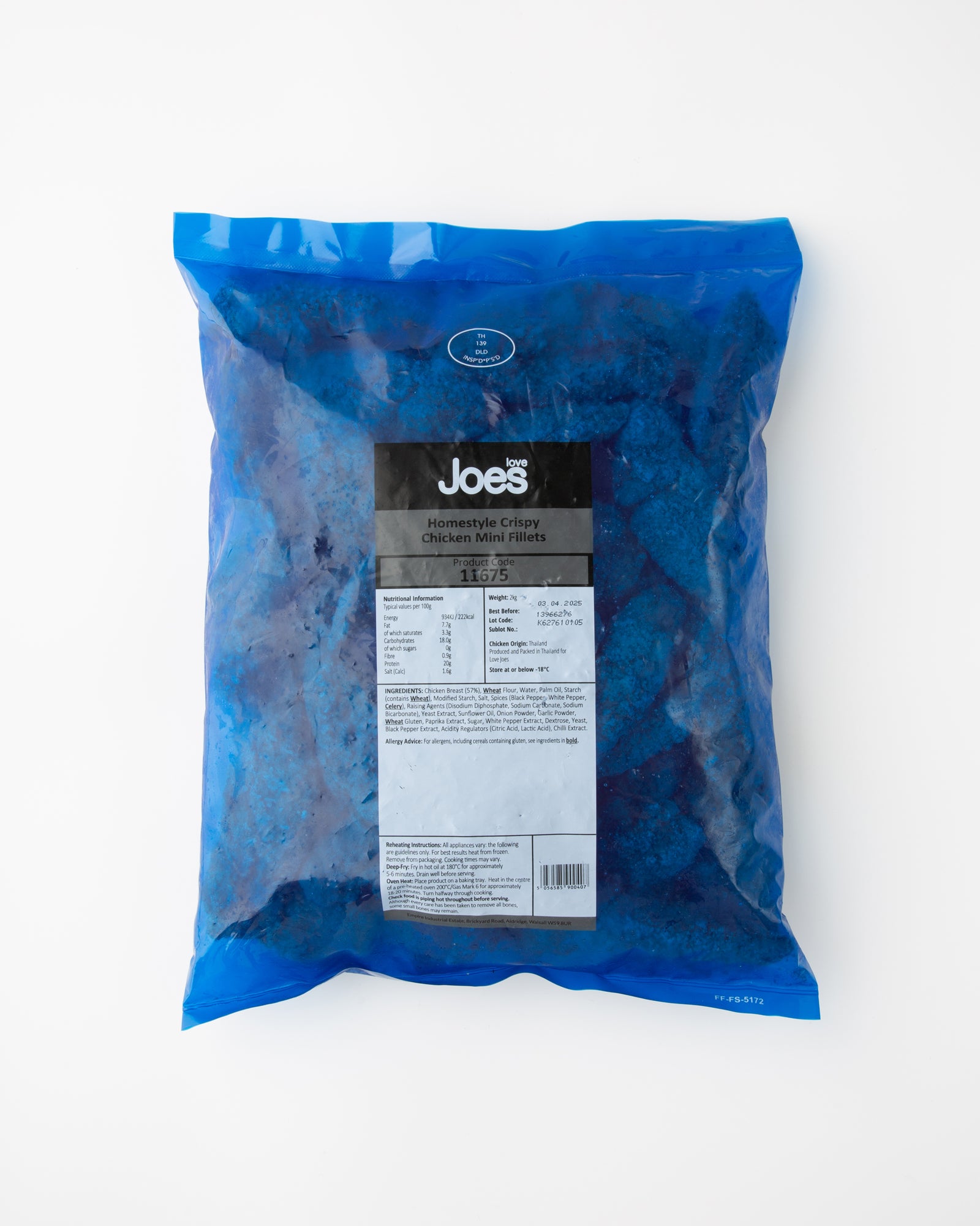 Homestyle Crispy Chicken Mini Fillet (2KG) – Love Joes Factory Shop