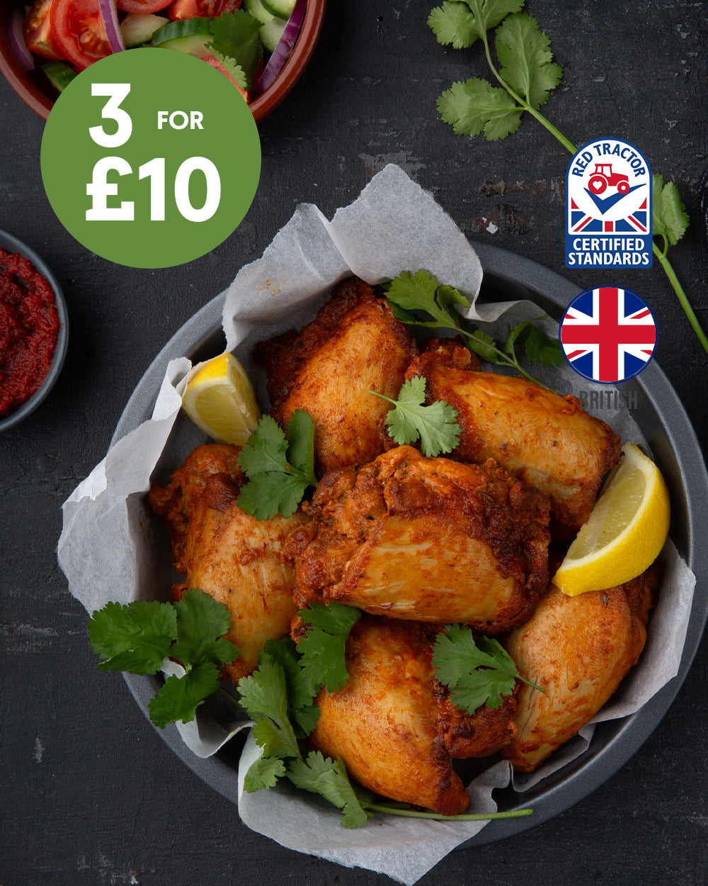Tikka Whole Chicken Thigh (600g) – Love Joes Factory Shop