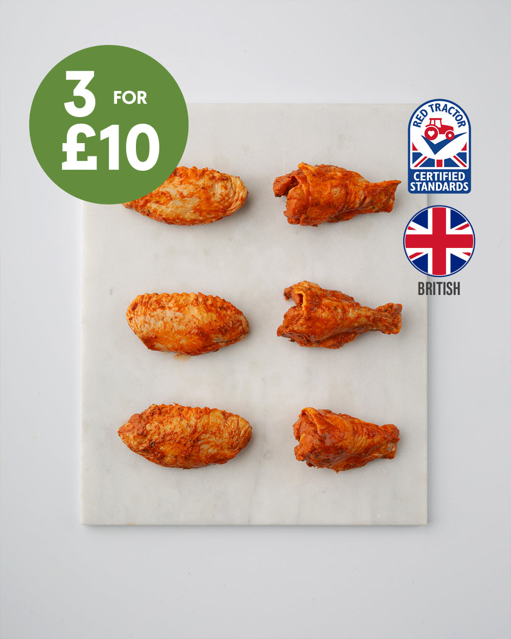 Tikka Chicken Wings (750g) – Love Joes Factory Shop